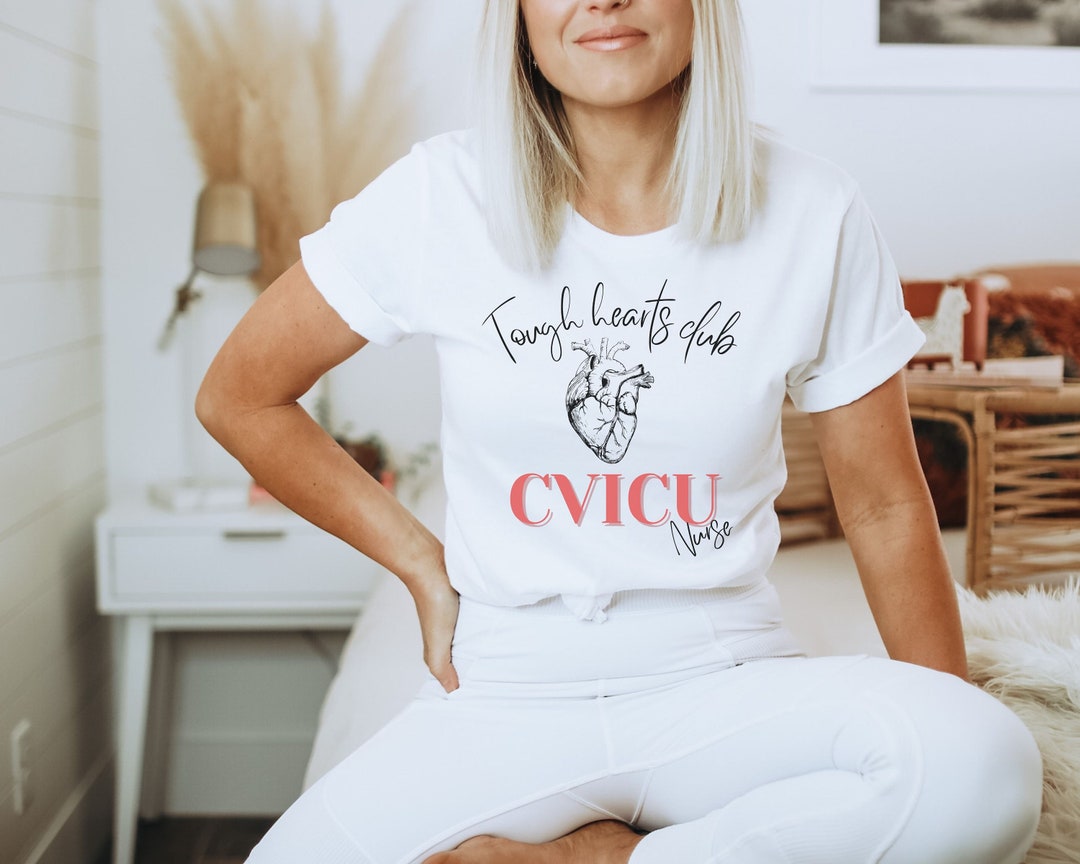 Cvicu Nurse Shirt, Cvicu Shirt, Graduation Gift for Nurse, Tough Hearts ...