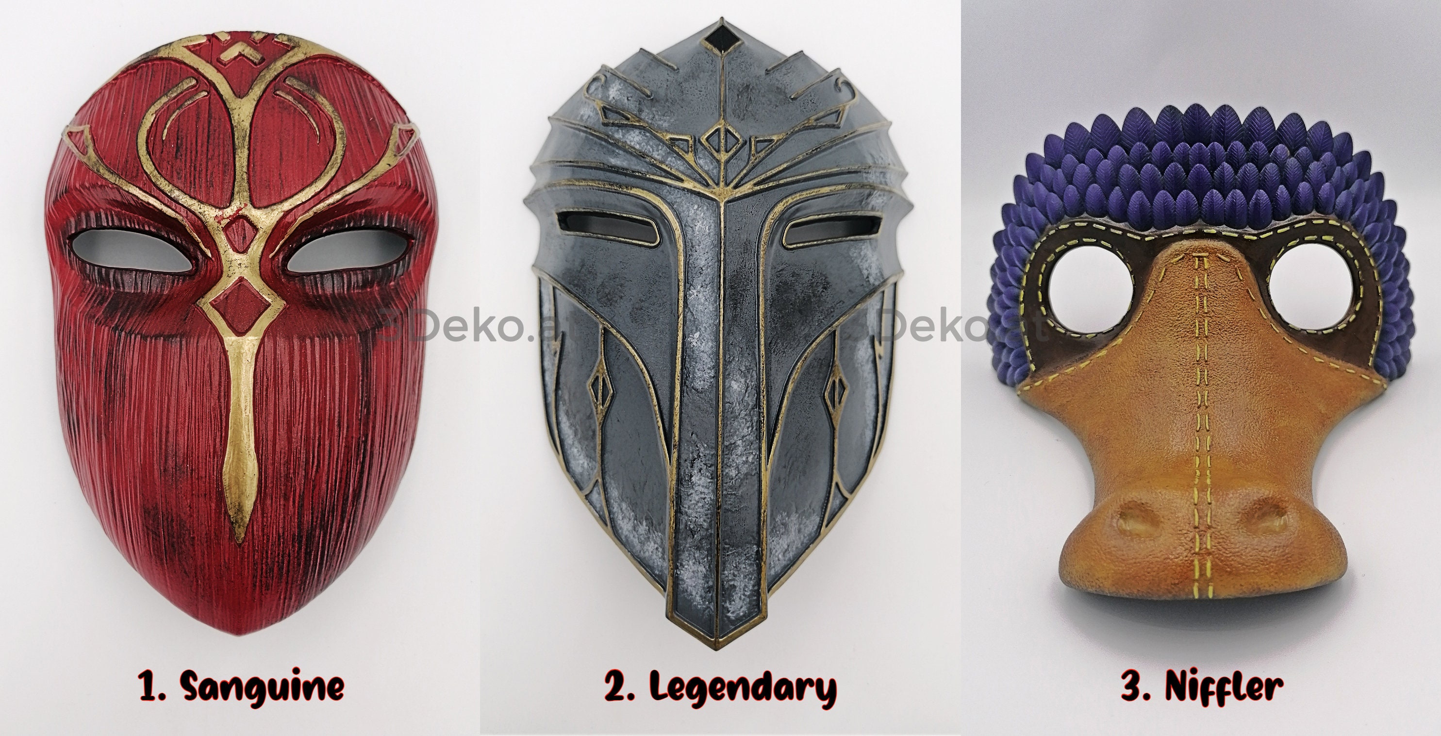Hogwarts Legacy Masks in High Quality Painted Harry Potter Fanart - Etsy
