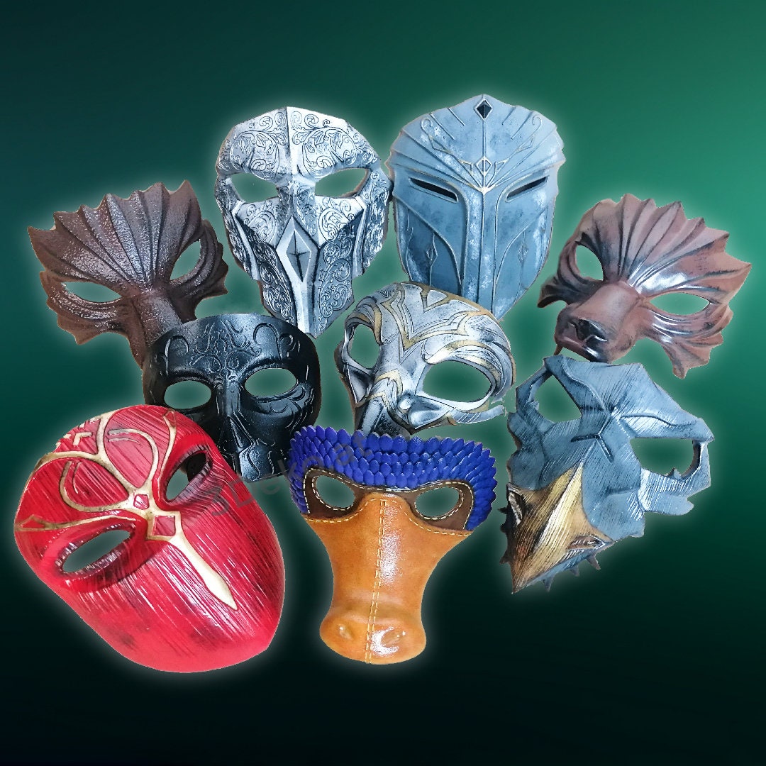 Hogwarts Legacy Masks in High Quality Painted Harry Potter Fanart - Etsy