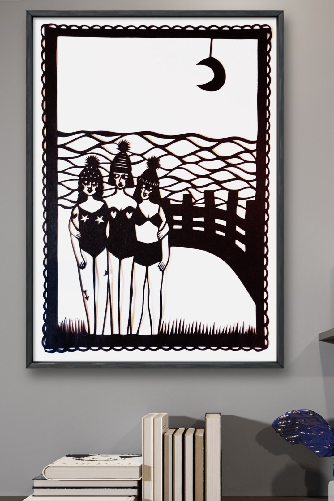 Wild Swimmers Original Papercut - Etsy UK