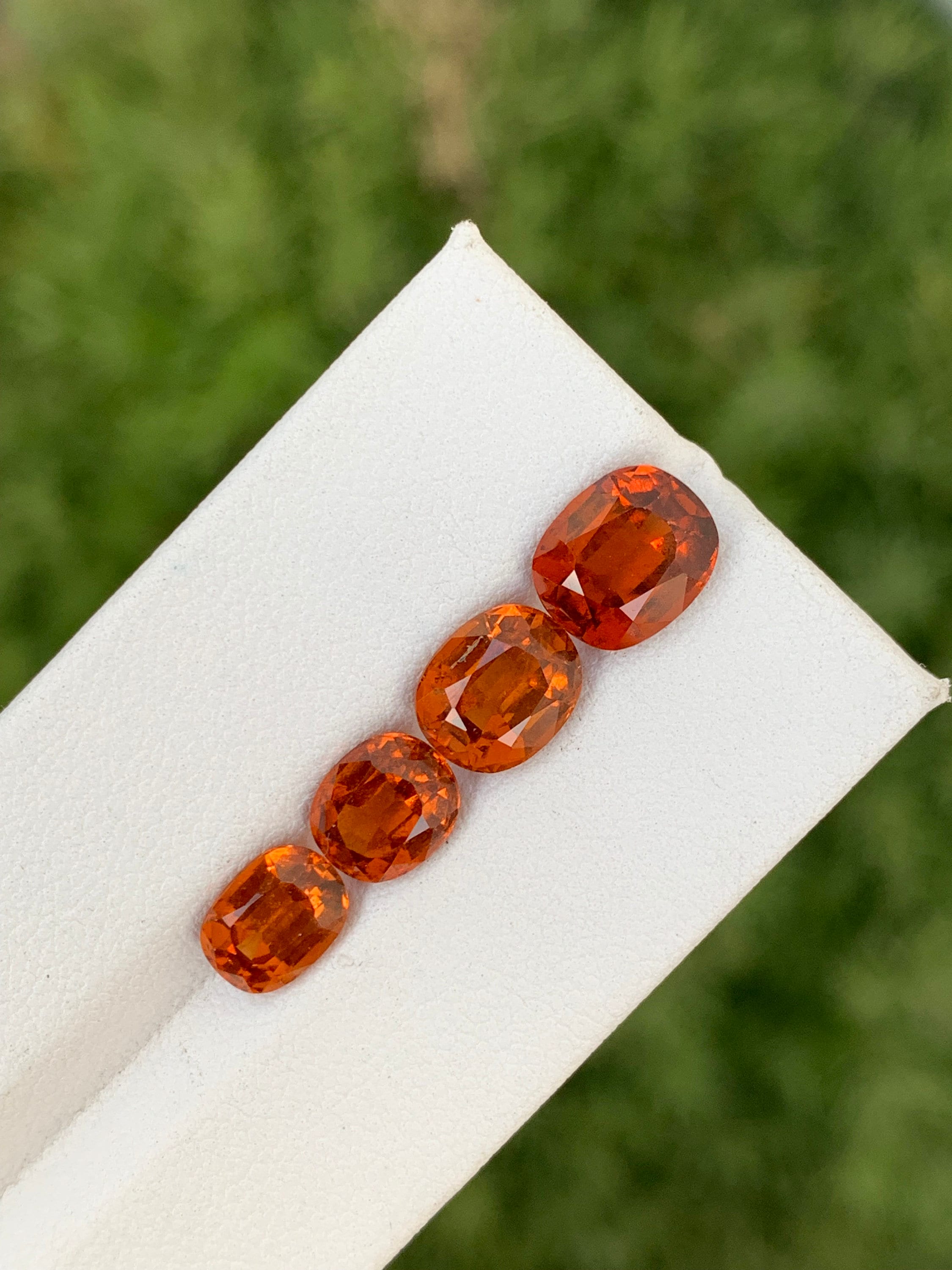 8.50 Carats Faceted Hessonite Garnet Lot Loose Garnet Fanta Garnet ...