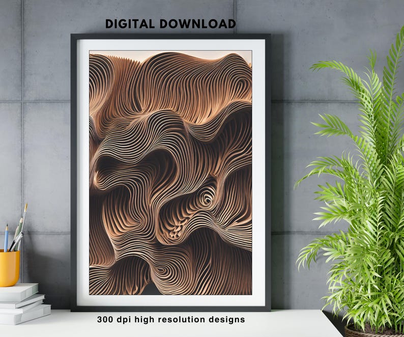 Parametric Wall Art Parametric Print Aesthetic Home Decor Parametric Wall Decor Parametric Wall ...