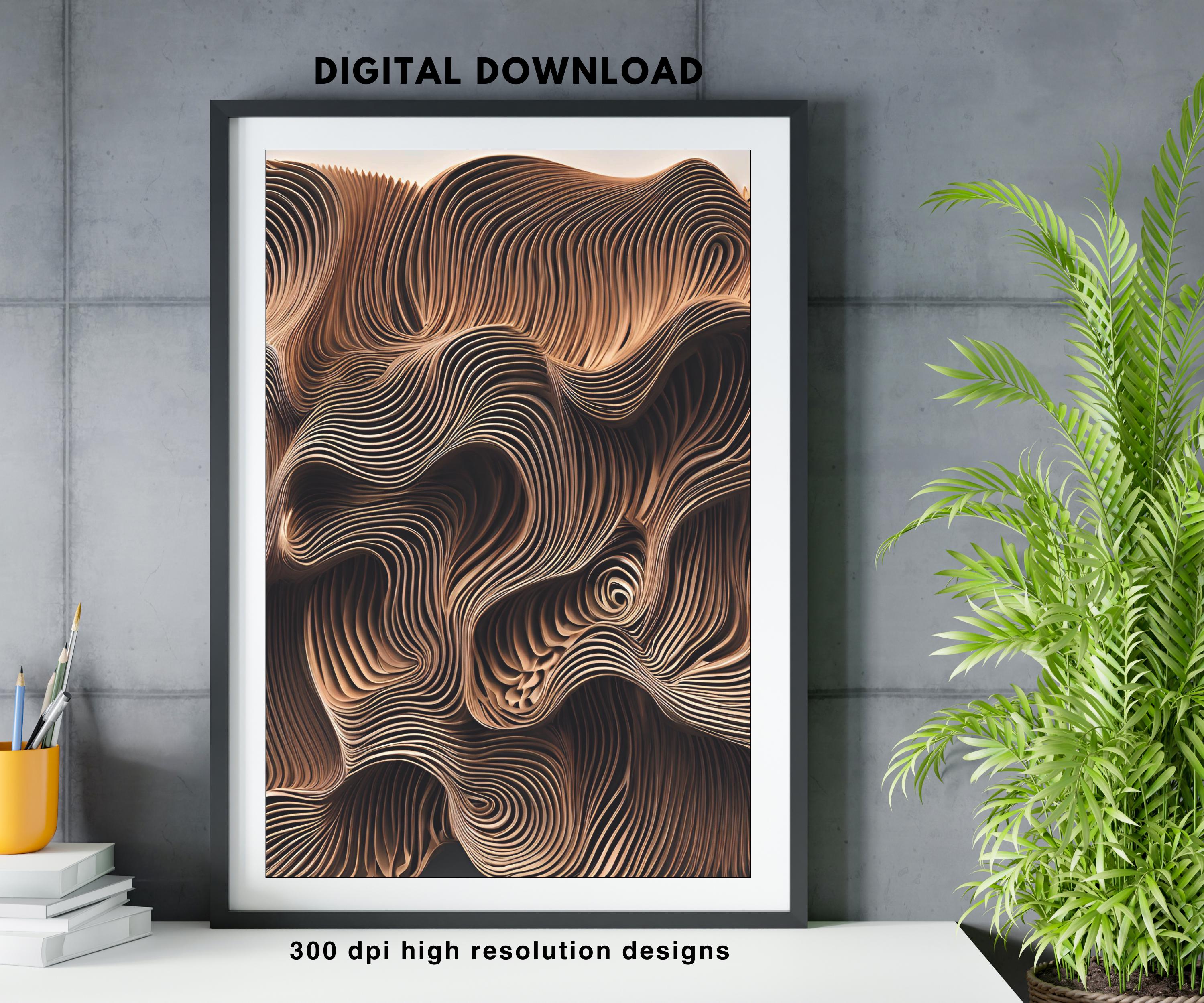 Parametric Wall Art Parametric Print Aesthetic Home Decor Parametric ...