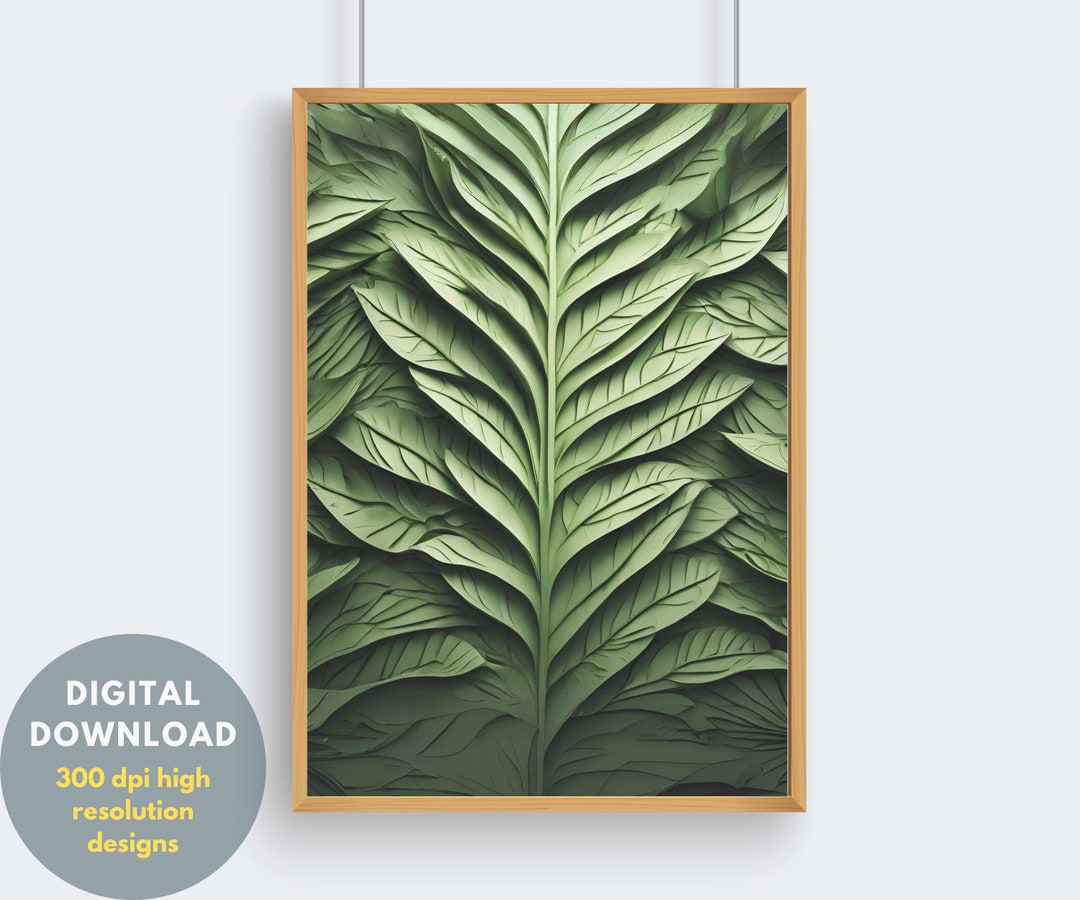 Plant Parametric Wall Art | Parametric Print | Aesthetic Home Decor ...