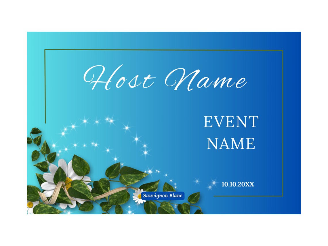 Editable Wine Label for Events luciole Graduation Wedding Wine Label ...