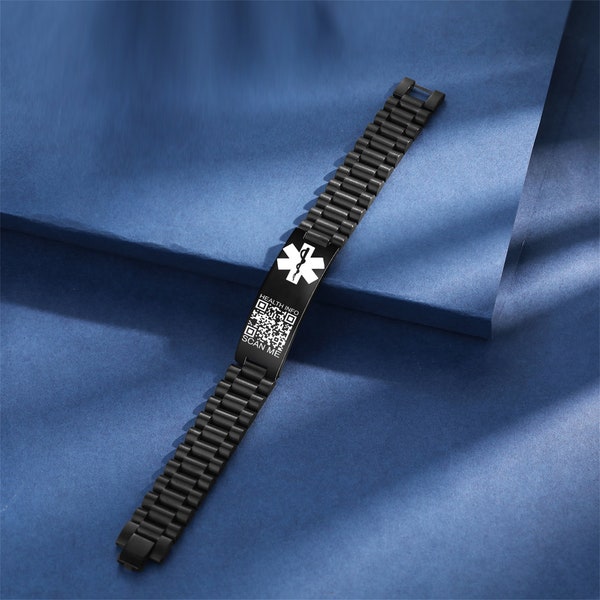 Medical Alert Bracelet Qr Code - Etsy