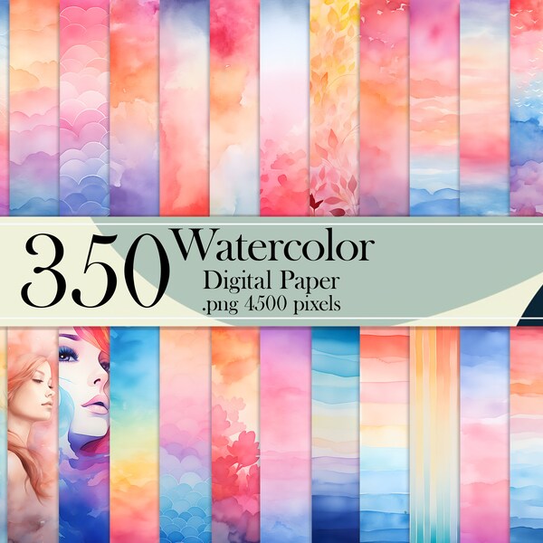 Ombre Watercolor - Etsy