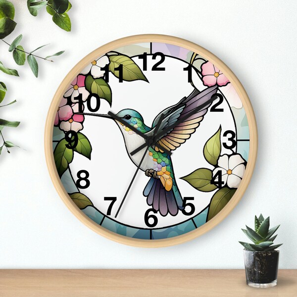 Stained Glass Clock - Etsy