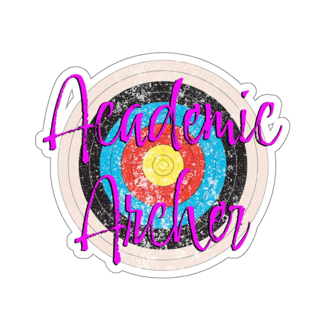 Academic Archer Archery Sticker, Achievement Sticker, Archery Sticker ...