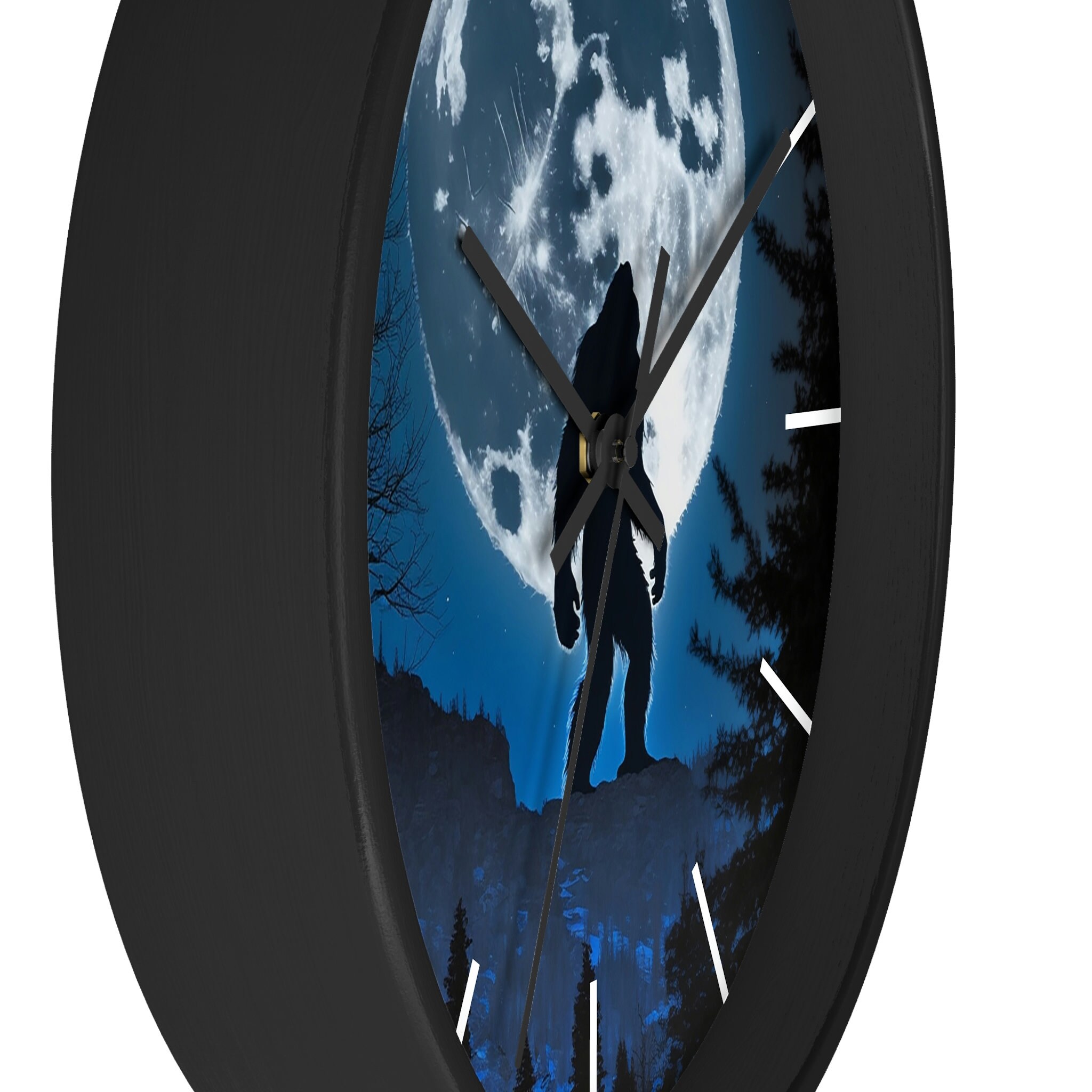 Sasquatch Wall Clock Bigfoot Clock Silent Clock Edgy Home - Etsy