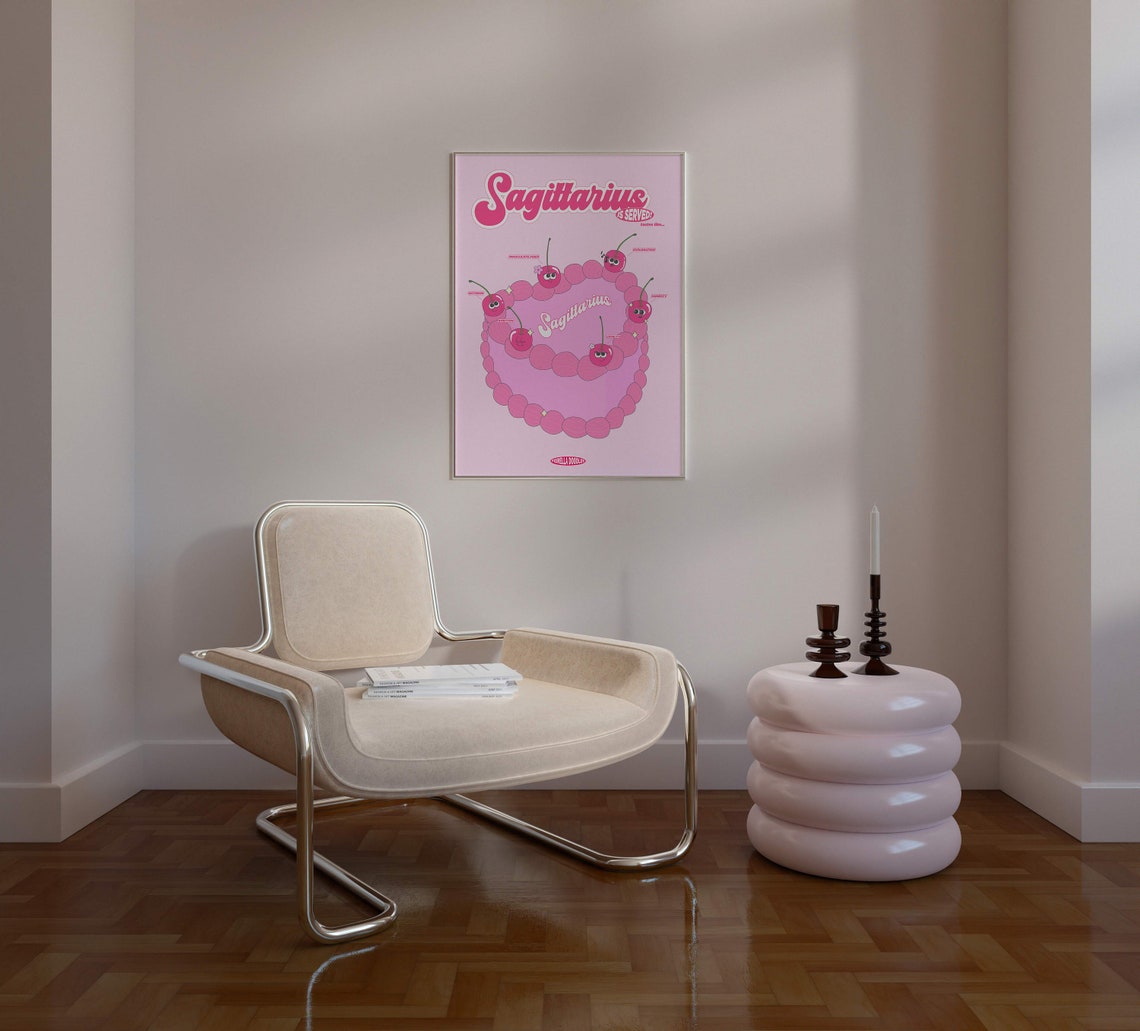 Sagittarius Wall Art Poster, Sagittarius Zodiac Gifts, Sagittarius Wall ...