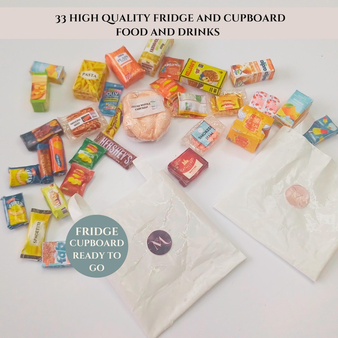 33 Handmade Miniature Foods – 1:12 Scale Kitchen Fillers, Dollhouse ...