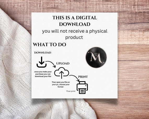 Miniature Printable Small Modern Home Decoration 1 Page Digital ...