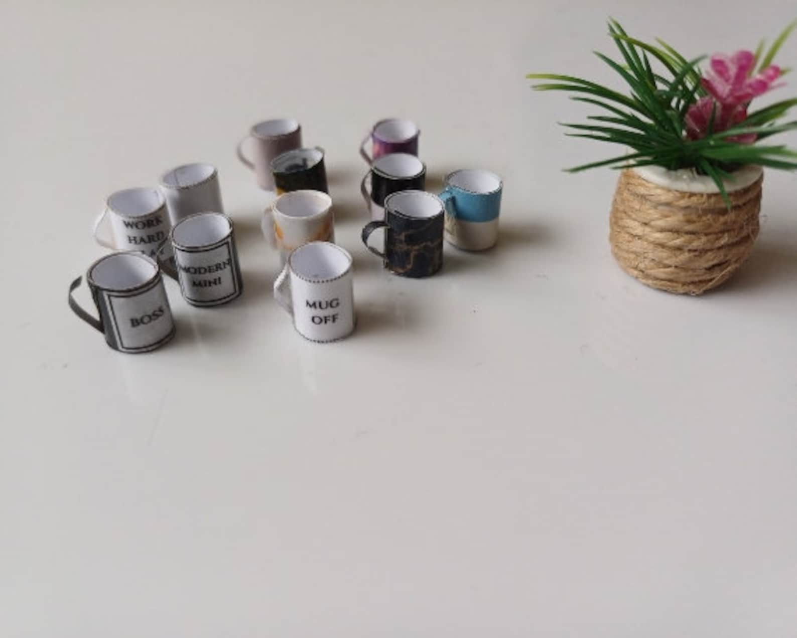 Miniature Dollhouse Printable Full Drinking Set, Wine Bottles, Wine ...