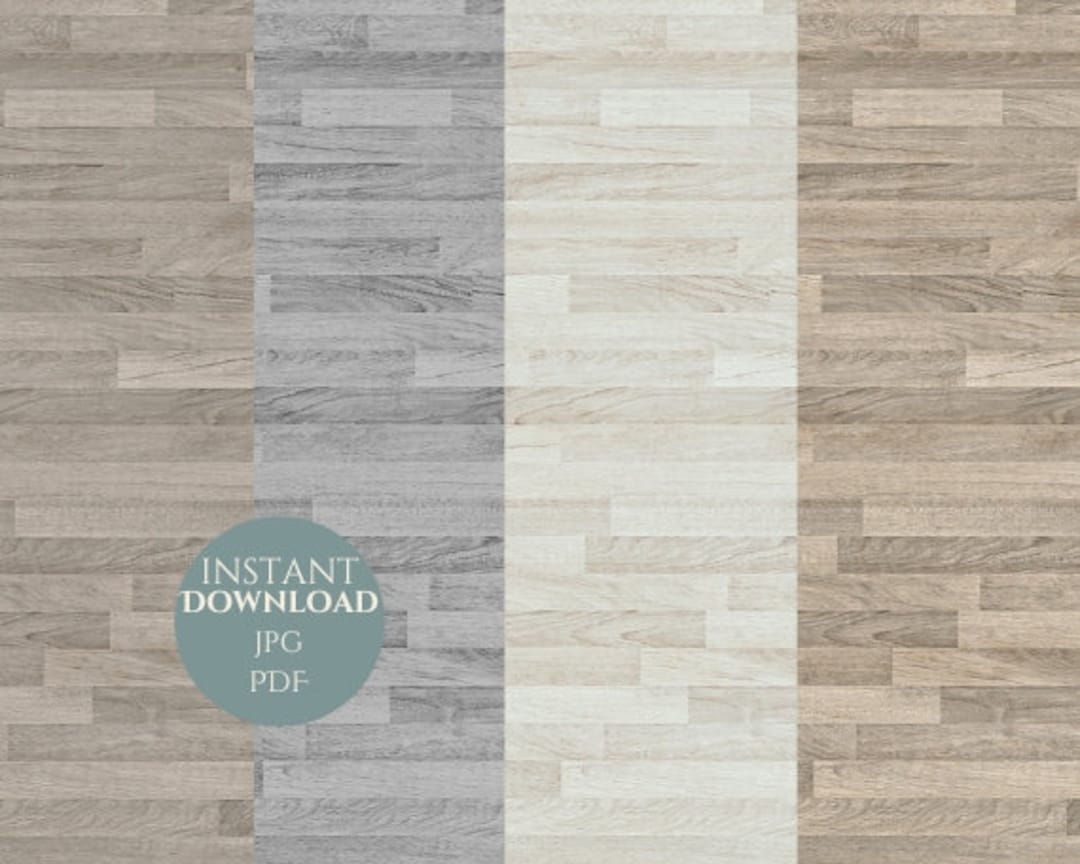 Dollhouse Miniature Flooring Printable Modern Wooden Flooring 4 ...