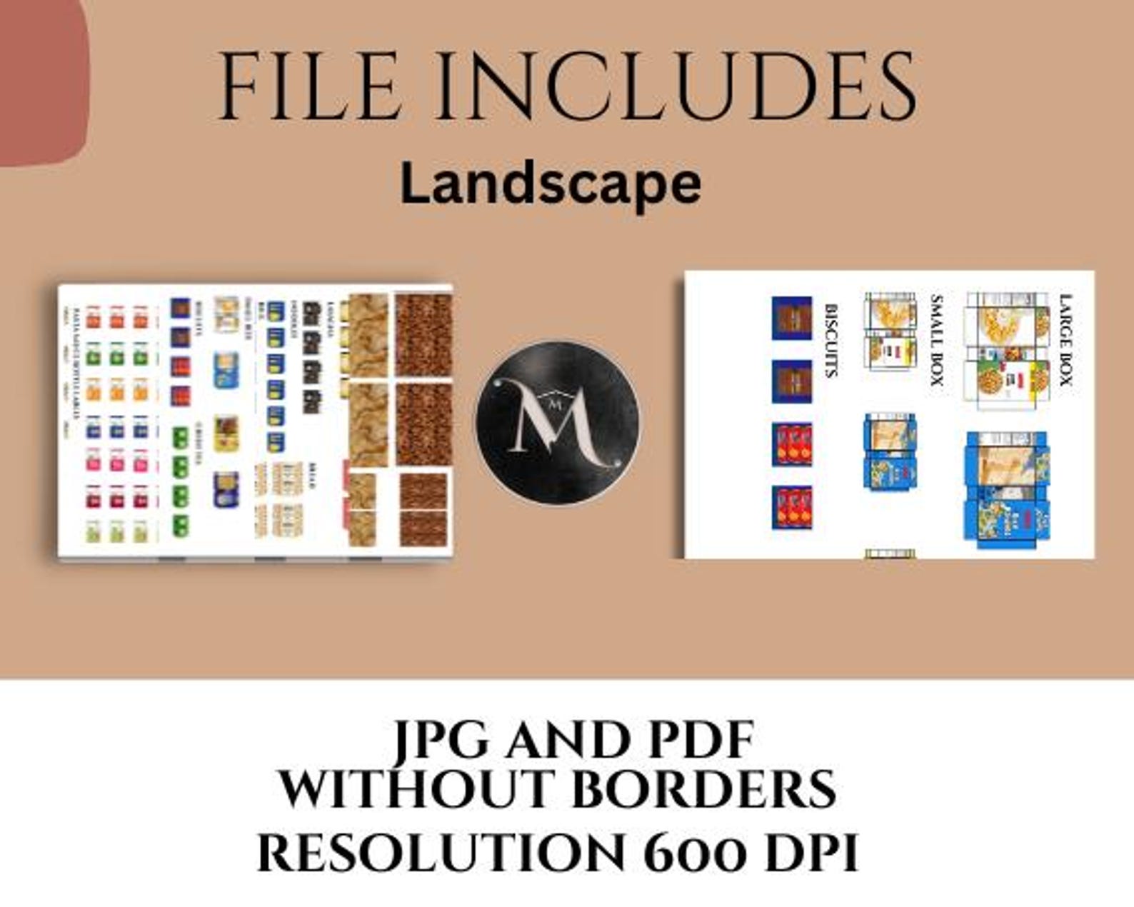 Miniature Printable Food Packaging Collection | Dollhouse Mini Shopping ...