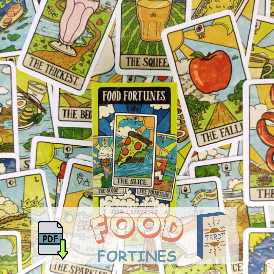 Food Fortunes Tarot Deck, Tarot Card, Tarot Reading, Tarot Set, Tarot ...