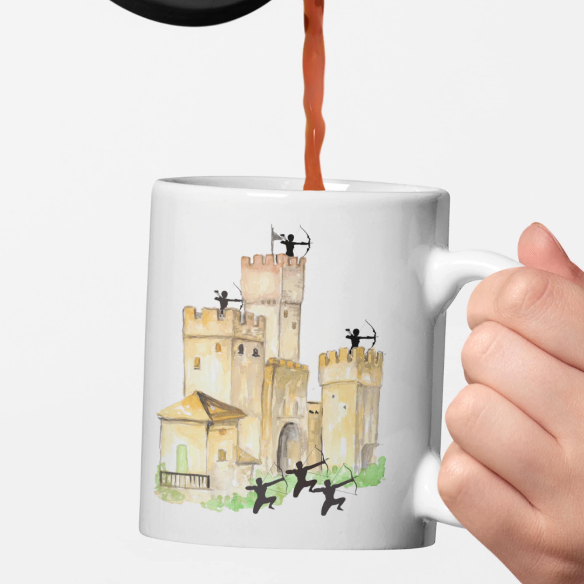 Medieval Stronghold Mug Design A Mug for Those Who Enjoy Medieval ...