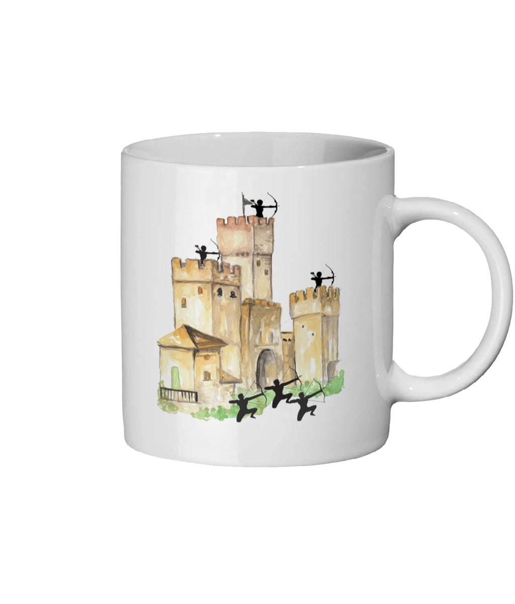 Medieval Stronghold Mug Design A Mug for Those Who Enjoy Medieval ...