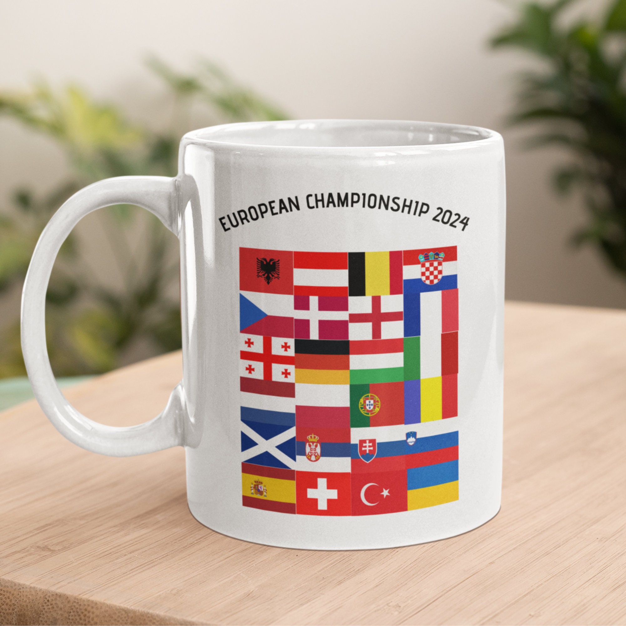European Championship 2024 Mug- Euro 2024 Flag Mug, All Countries Flag ...