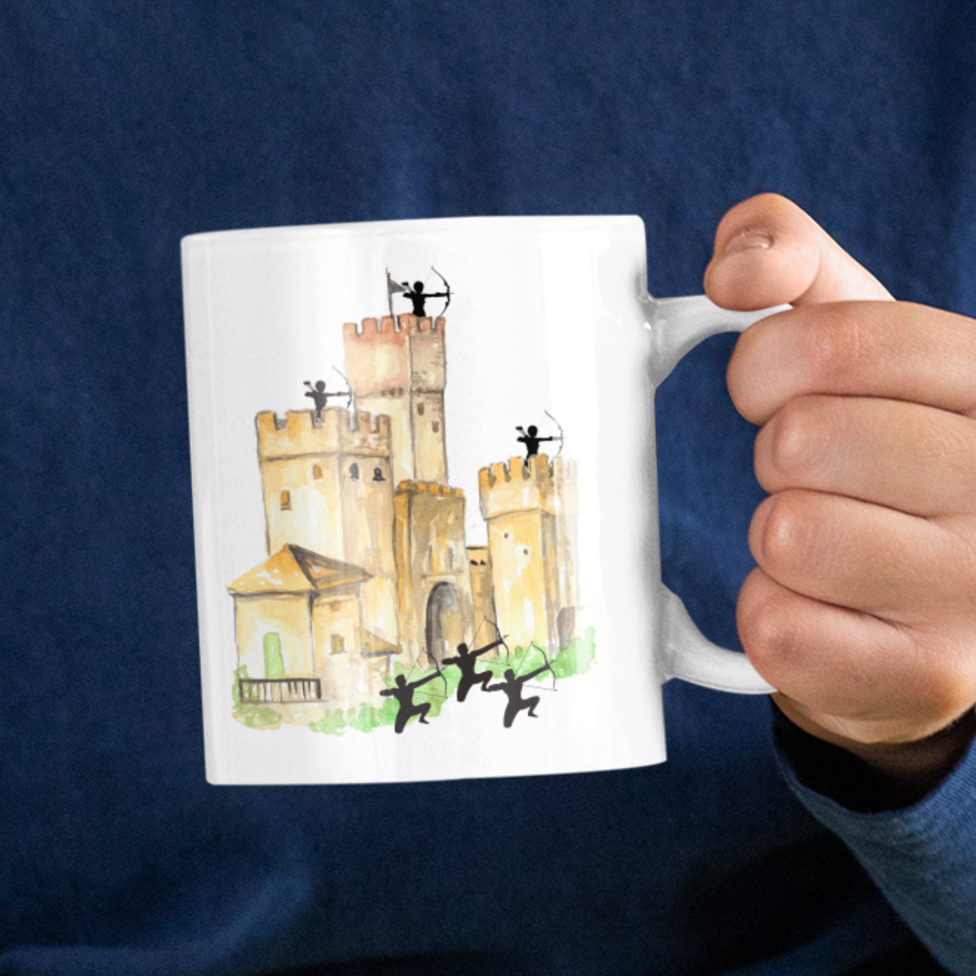 Medieval Stronghold Mug Design A Mug for Those Who Enjoy Medieval ...