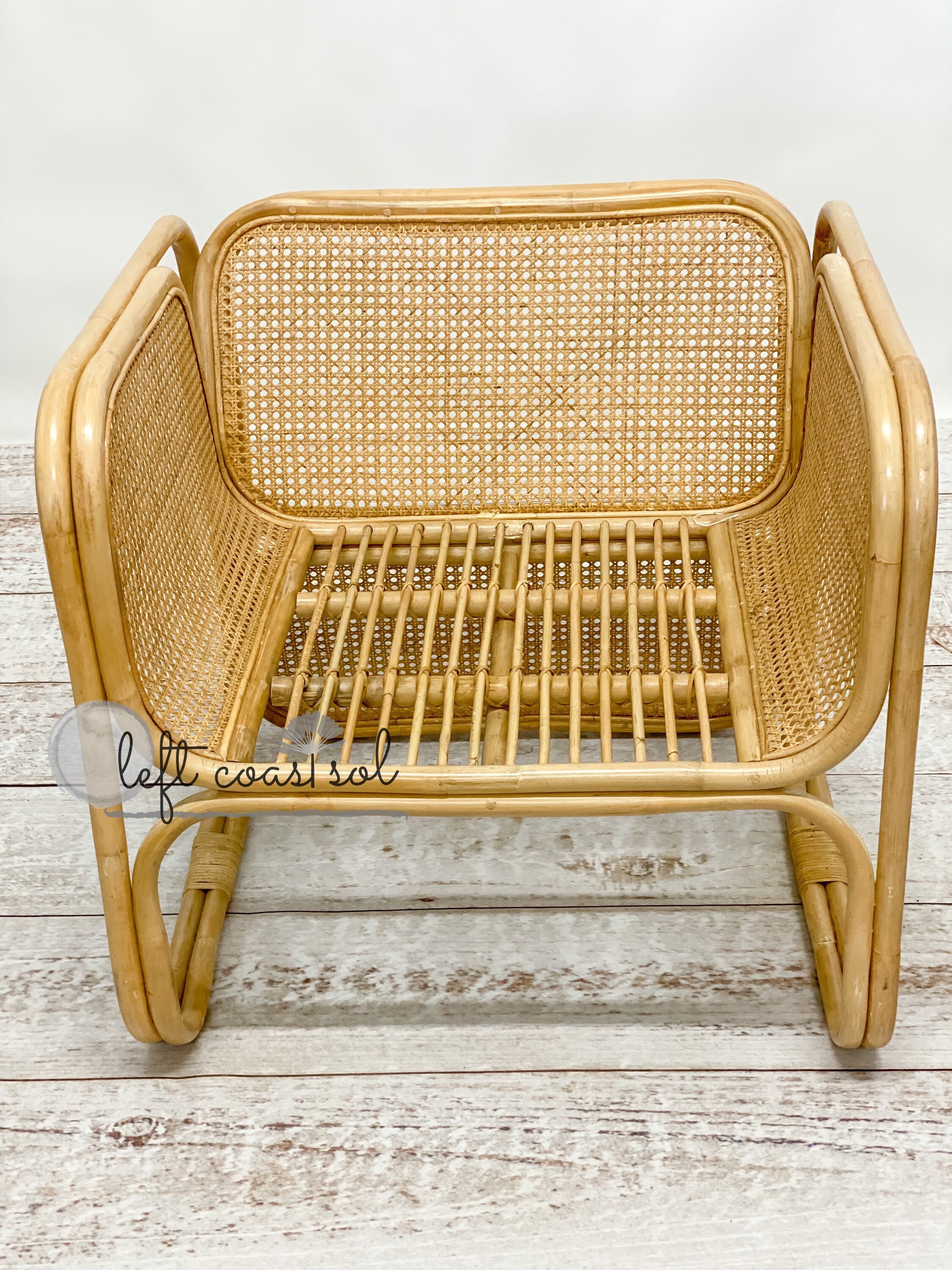 New Modern Cane | Square Profile | Rattan Side Chair | in Stock - Etsy