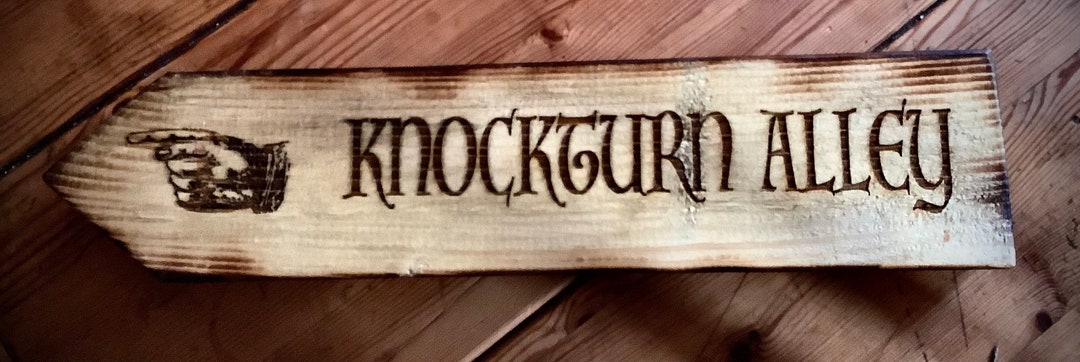 Knockturn Alley Wall Sign - Etsy