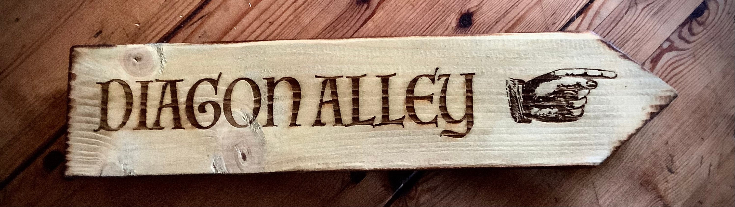 Diagon Alley Wall Sign - Etsy