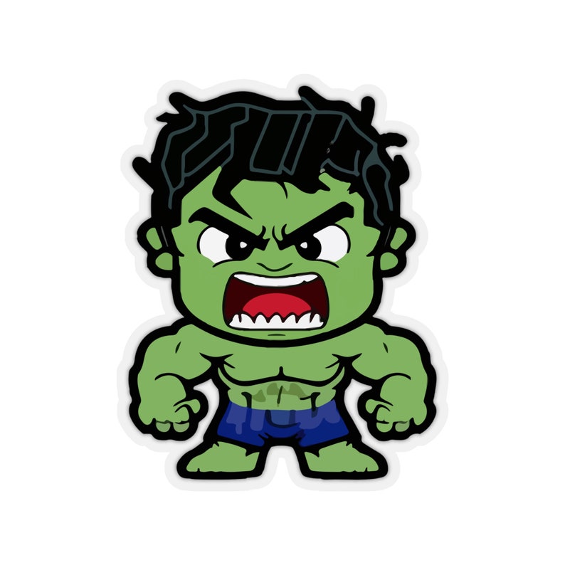 Baby Hulk Kiss-cut Sticker 2 , Hulk Sticker , Hero Sticker - Etsy