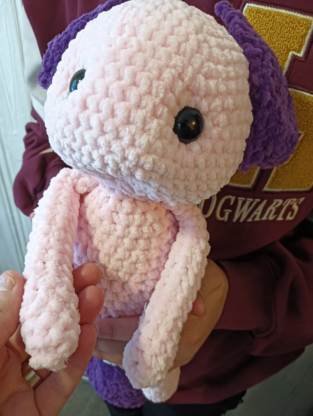 Crocheted Axolotl From Minecraft Large Axolotl Crochet Plush - Etsy