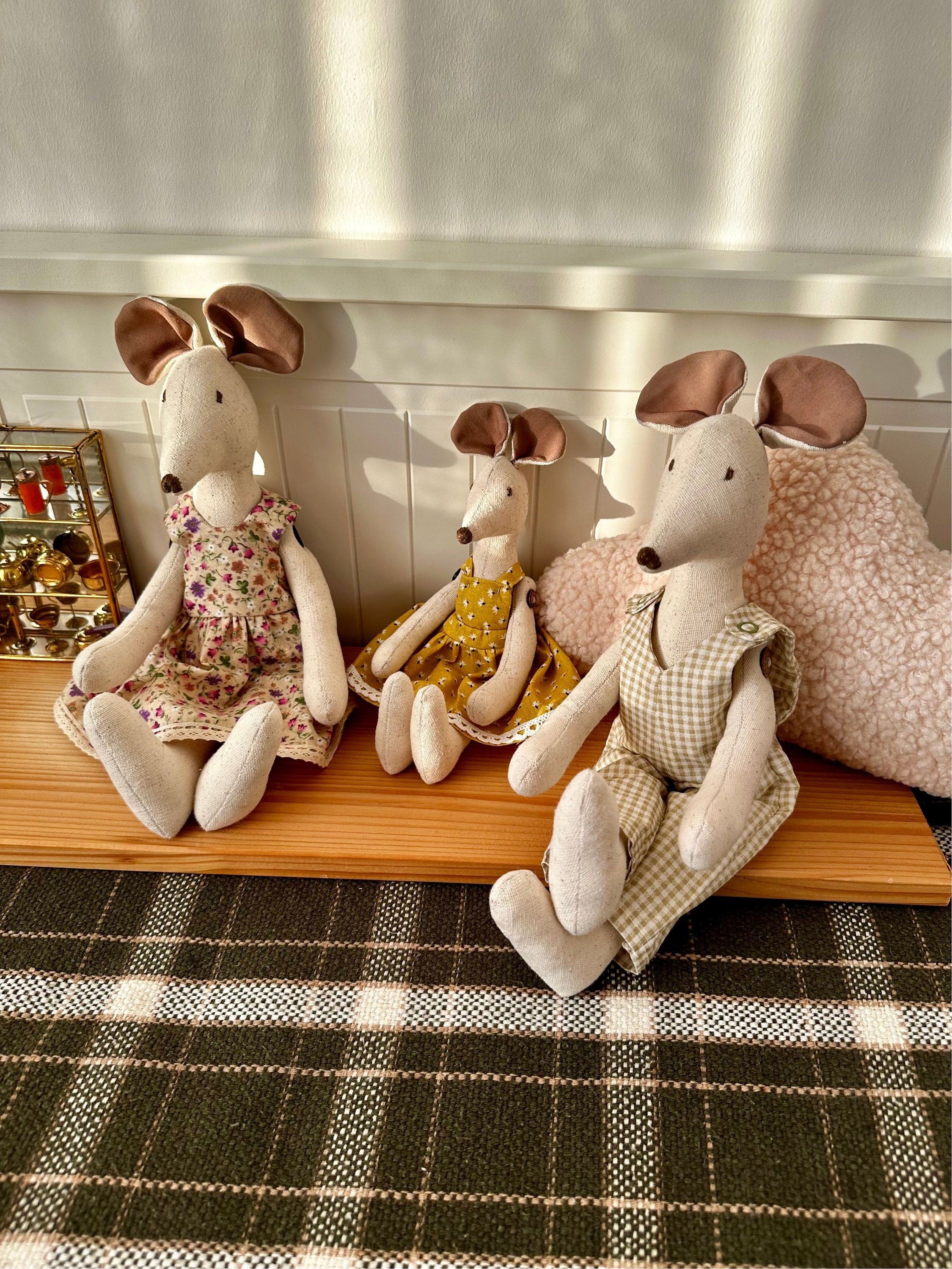 Handmade Mouse Dollpush Toysbaby Doll and Plushies Soft - Etsy