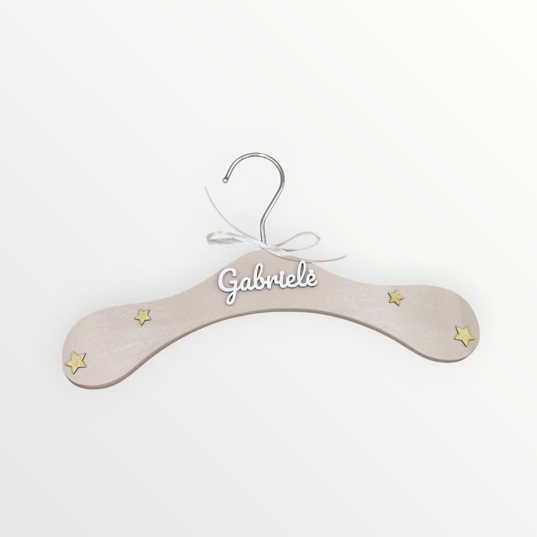 Personalized Clothes Hangers for Kids, Custom Name, Baptism Gift ...