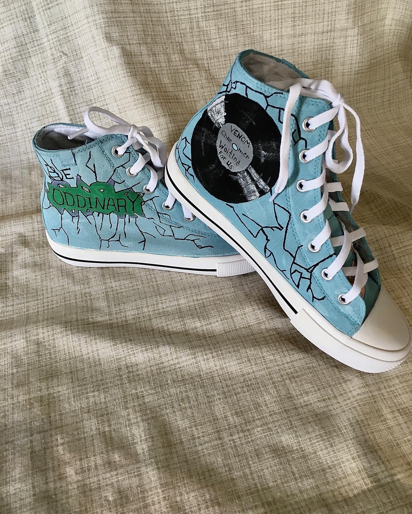 Stray Kids SKZ SKZOO Oddinary Hand Painted Custom High-top Sneakers ...