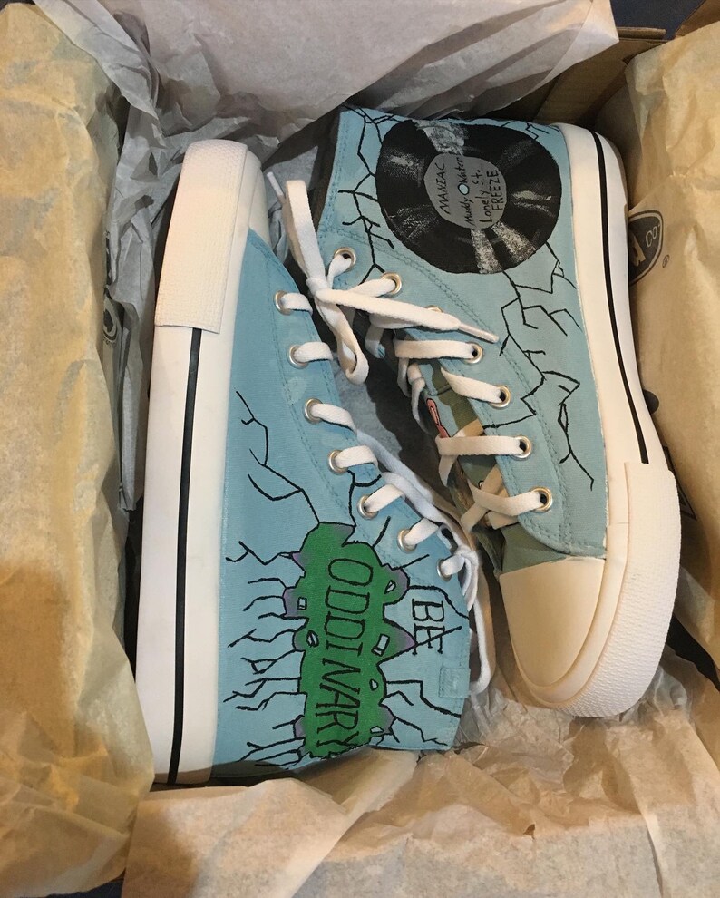 Stray Kids SKZ SKZOO Oddinary Hand Painted Custom High-top Sneakers ...