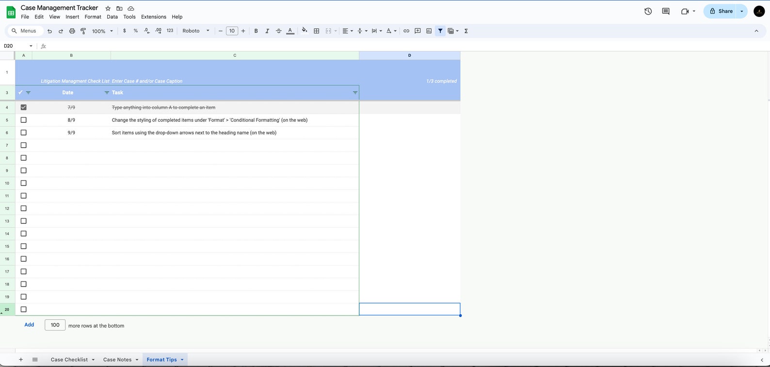 Litigation Management Case Tracker Simply Manage Your Legal Cases In