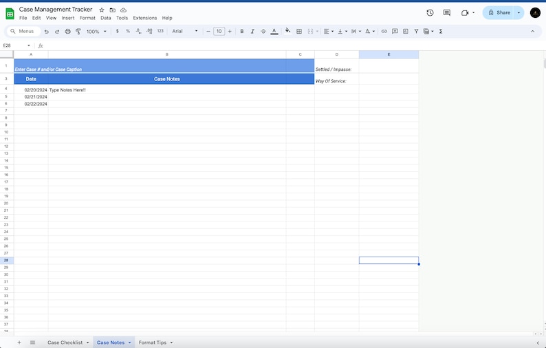 Litigation Management Case Tracker - Simply Manage Your Legal Cases in ...