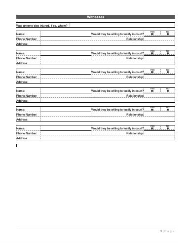 Personal Injury Client Intake Template & Checklist Law Firm Client ...