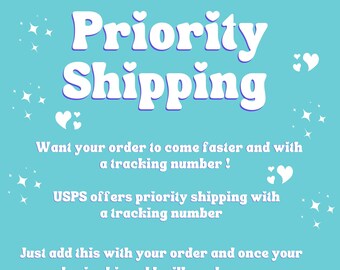 Add on Priority Shipping - Etsy