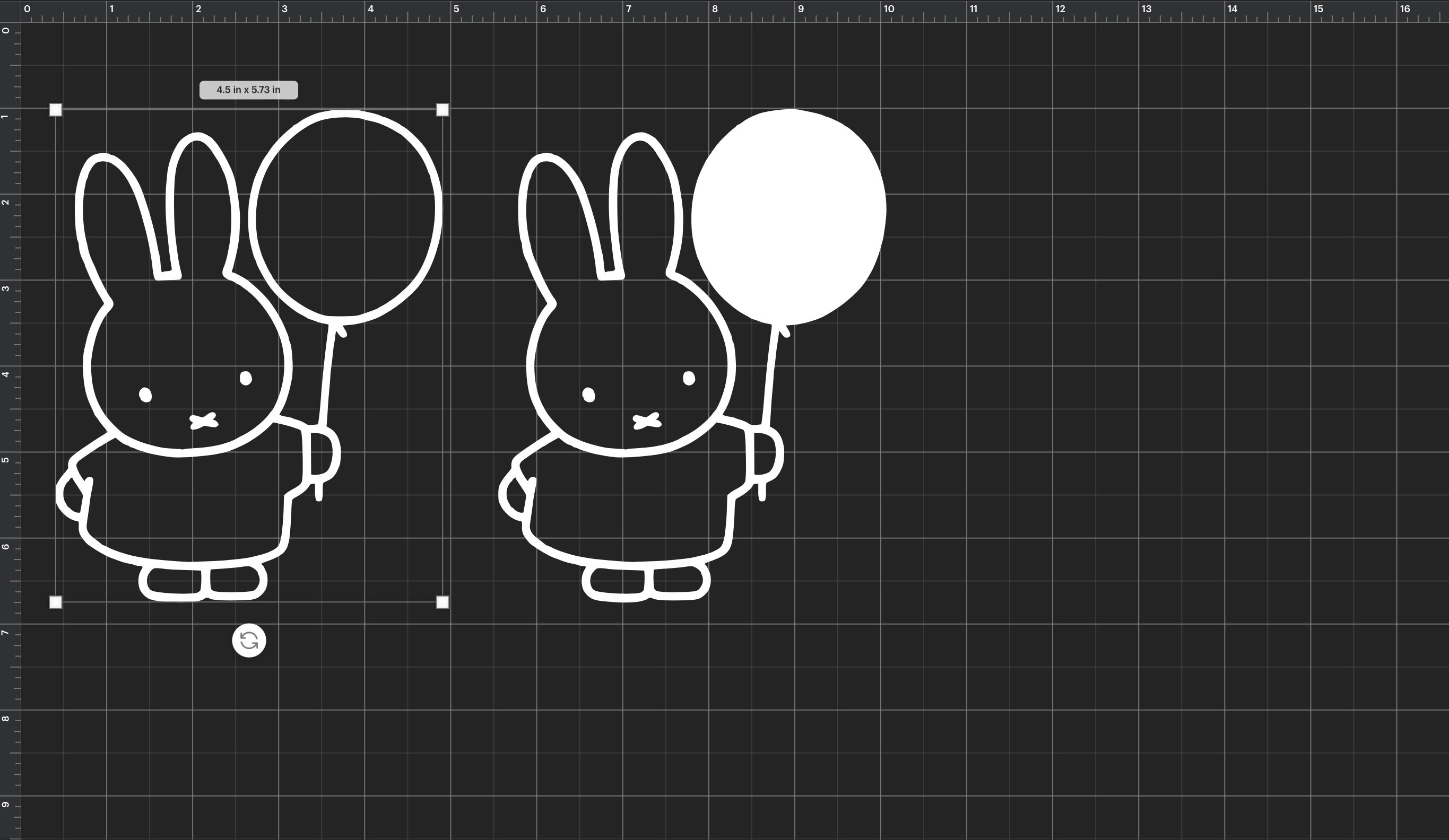 Kawaii Bunny Miffy Decal - Etsy