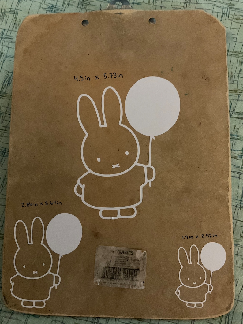 Kawaii Bunny Miffy Decal - Etsy