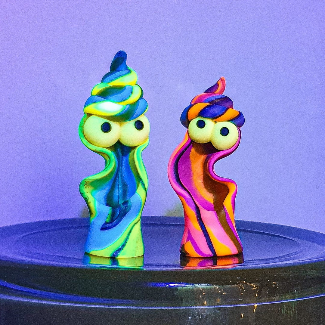 Good Mood Gift for Valentine's Day. 2xflowty Glow-in-the-dark and ...