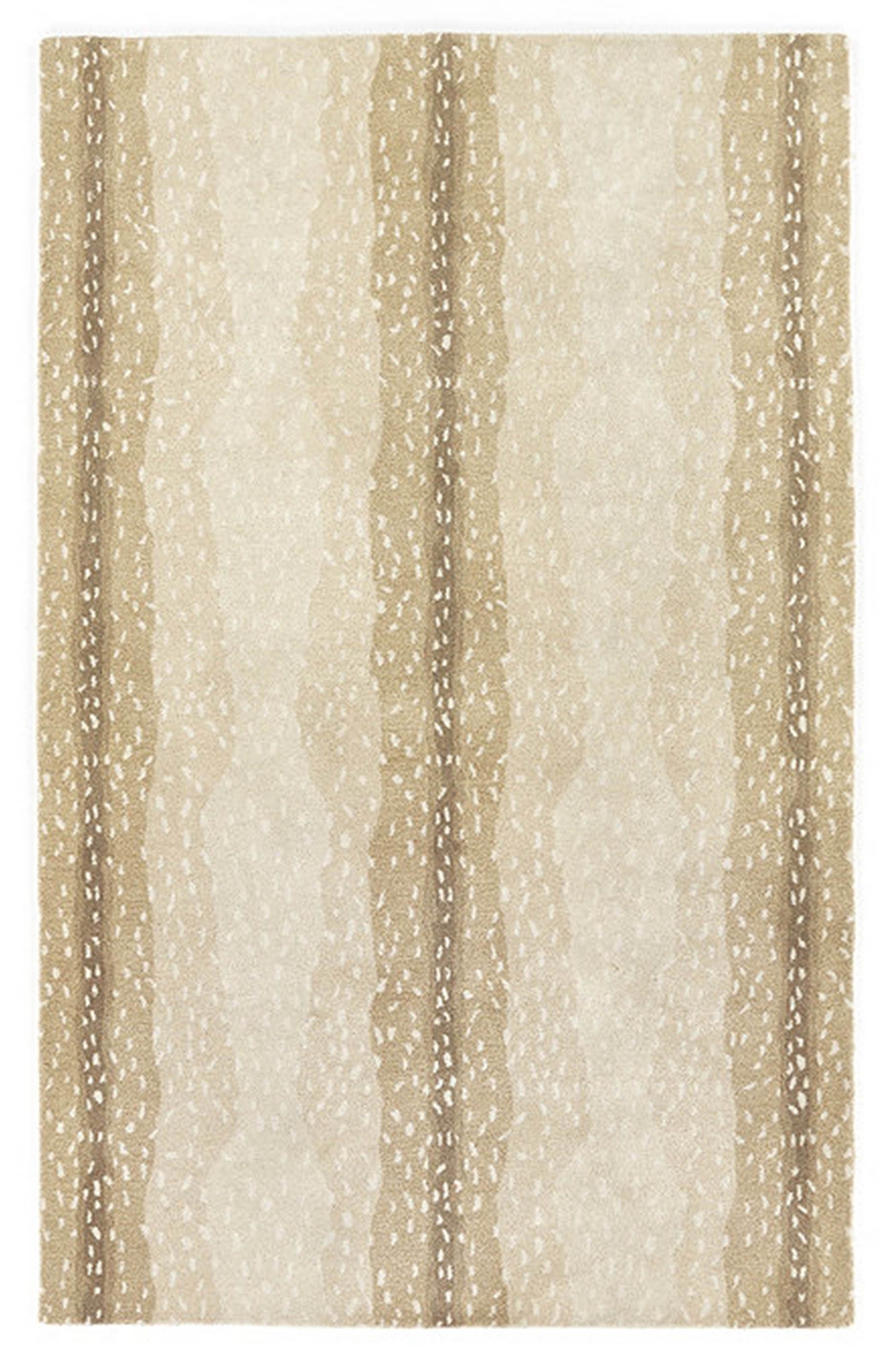 Antelope BD Beige Color Handmade Tufted 100% Woolen Area Rugs & Carpet ...