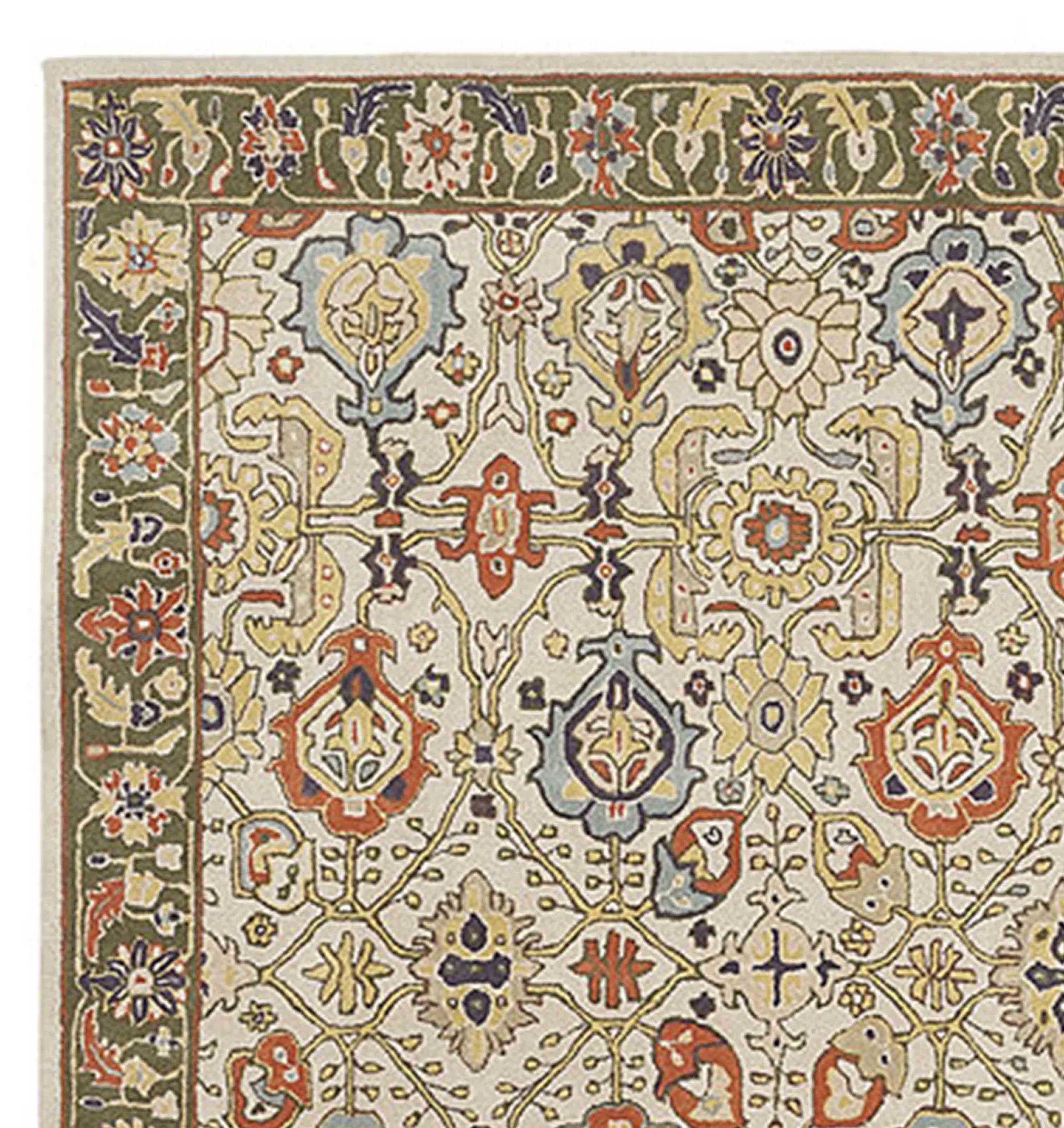 Catherine BD Traditional Oriental Style Handmade Tufted 100% Woolen ...