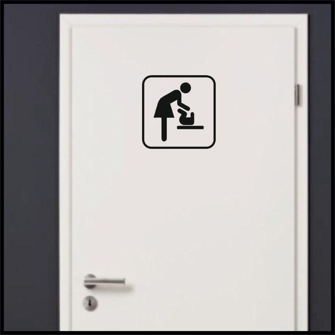 Changing Room Sticker, Pictogram, 10x 10 Cm, Isolated Without ...