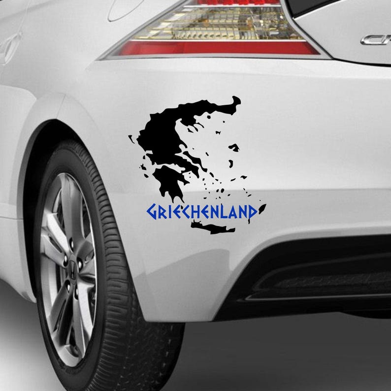 Griechenland Umriss Land Karte Landkarte Aufkleber viele Größen&Farben ...