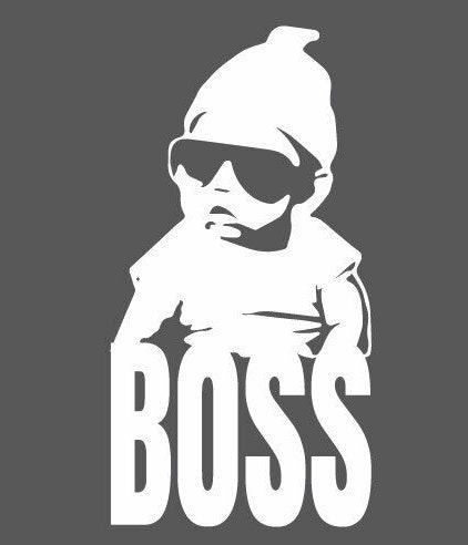 Baby Boss Baby Boss Baby Cool Sticker Decal, Car Decals, Baby Stickers ...