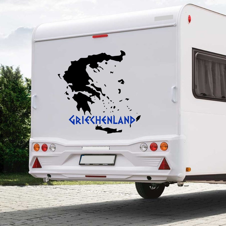 Griechenland Umriss Land Karte Landkarte Aufkleber viele Größen&Farben ...