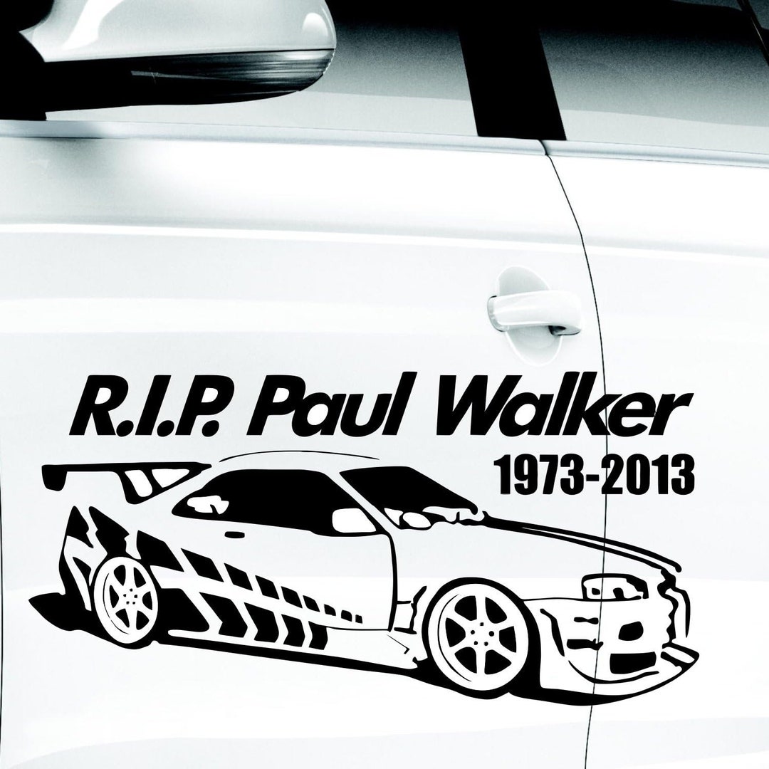 RIP PAUL WALKER Sticker Sticker Bumper Sticker - Etsy