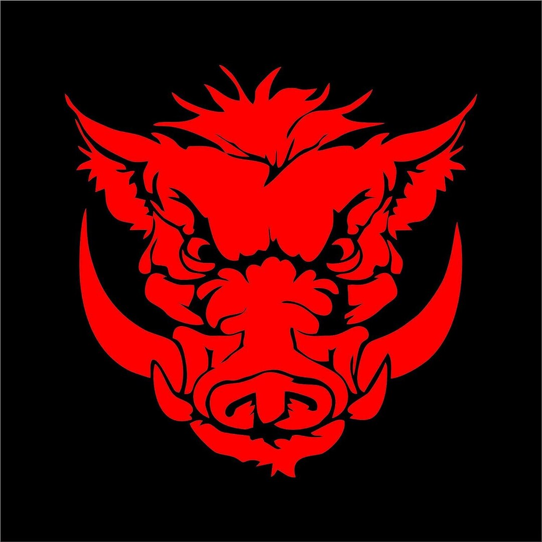 Wild Boar Head Wild Boar Sticker Car Sticker Without Background Wall ...