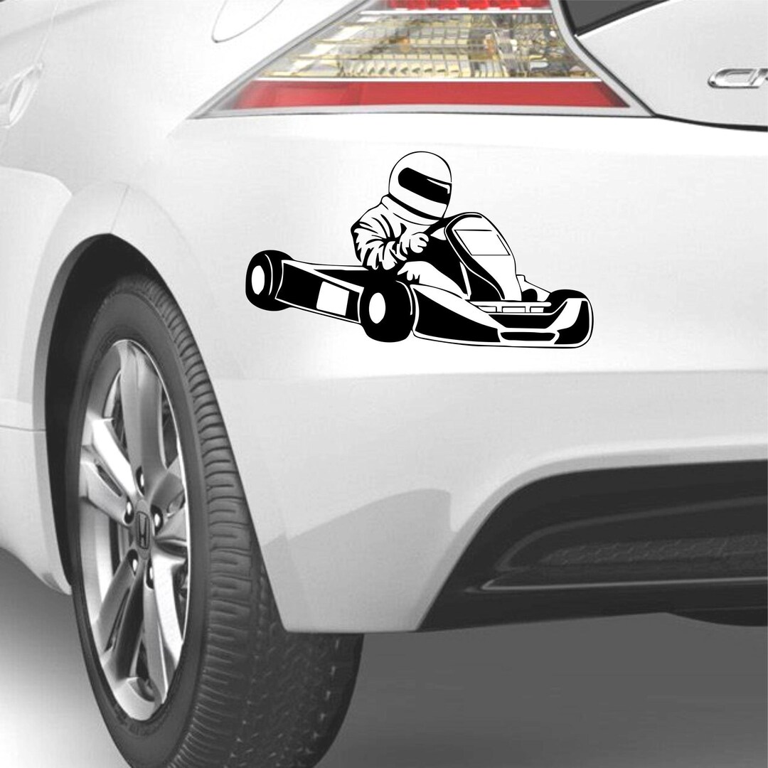 Kart Rennsport Karts Indoor Karting Aufkleber Sticker Autoaufkleber ...